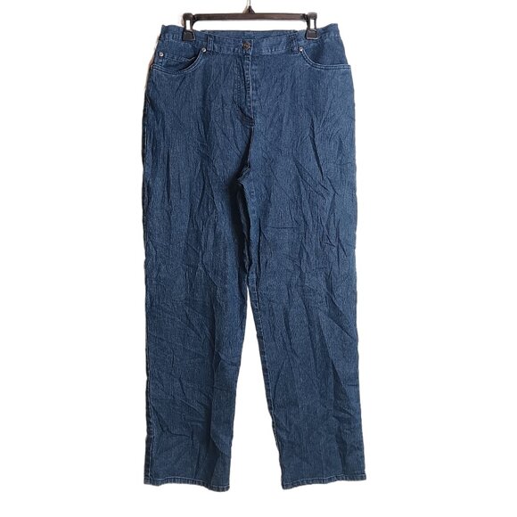Ruby Rd. | Jeans | Ruby Rd Relaxed Straight Jeans Womens 2 Dark Wash ...